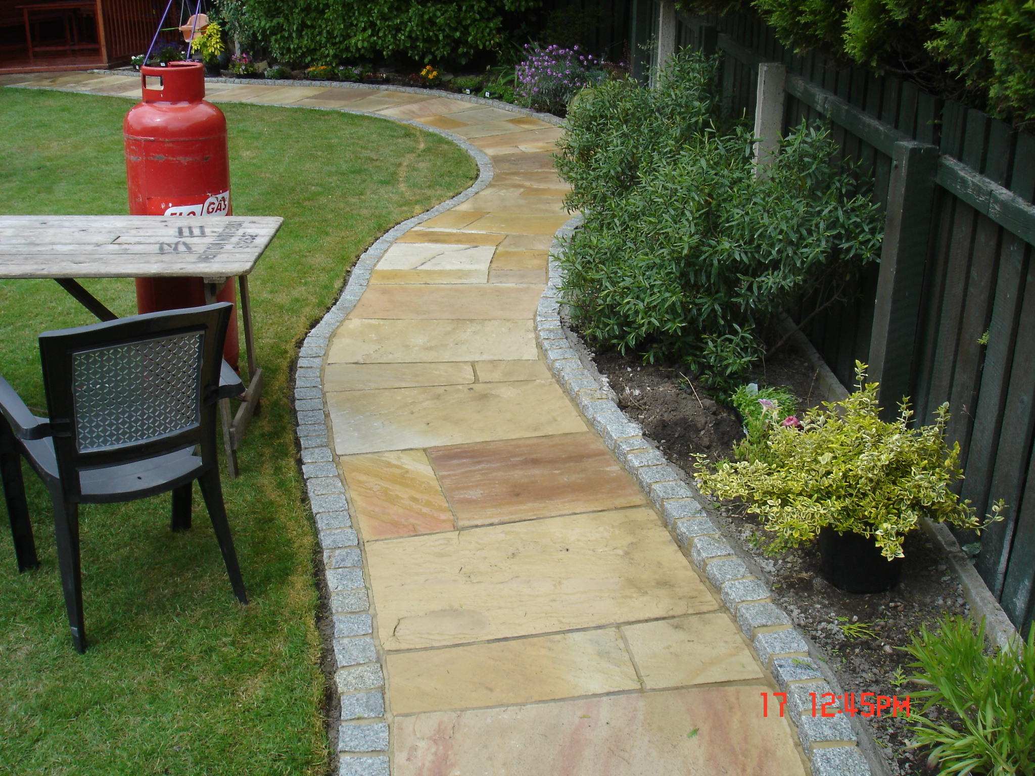 Natural Stone path West Derby | Abel LandscapesAbel Landscapes