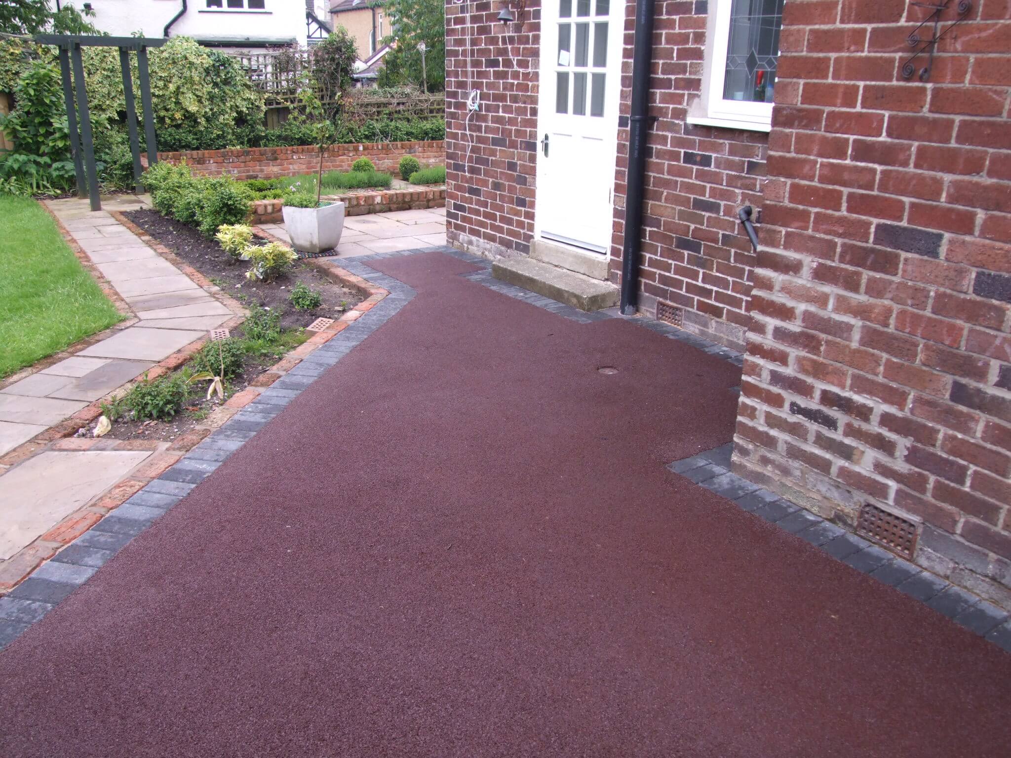 Red Tarmac Driveway Woolton | Abel LandscapesAbel Landscapes