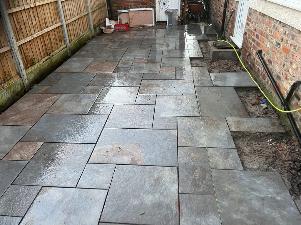 Marshalls Porcelain Copper Patio Crosby | Abel LandscapesAbel Landscapes