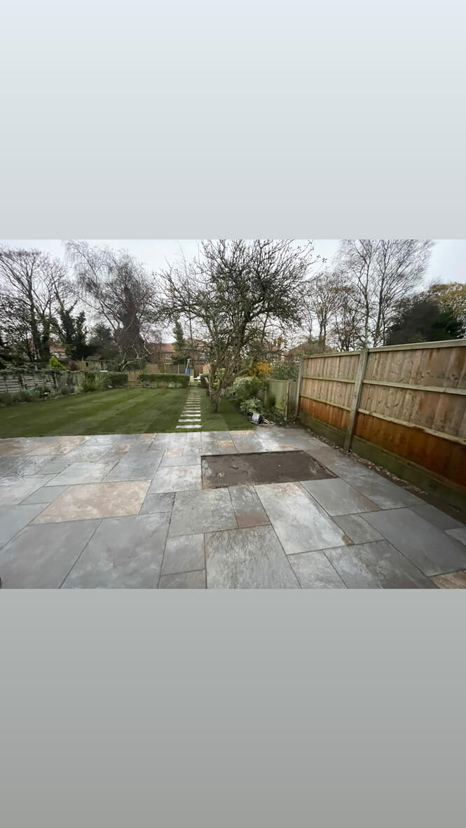 Marshalls Porcelain Copper Patio Crosby | Abel LandscapesAbel Landscapes