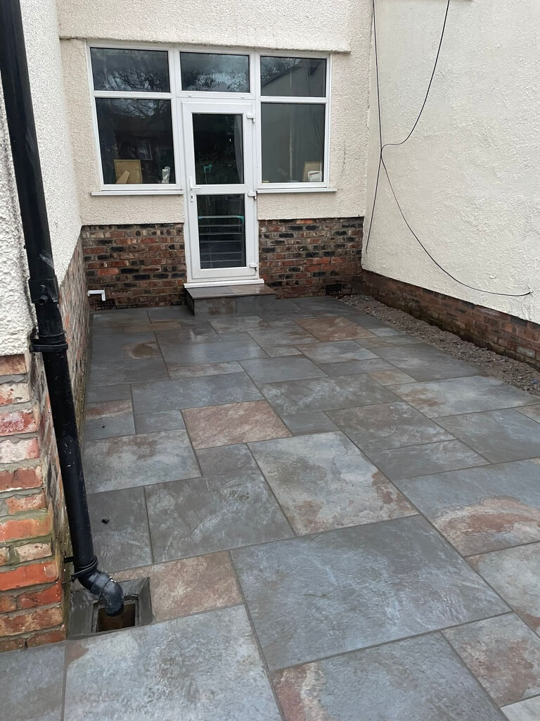 Marshalls Porcelain Copper Patio Crosby | Abel LandscapesAbel Landscapes