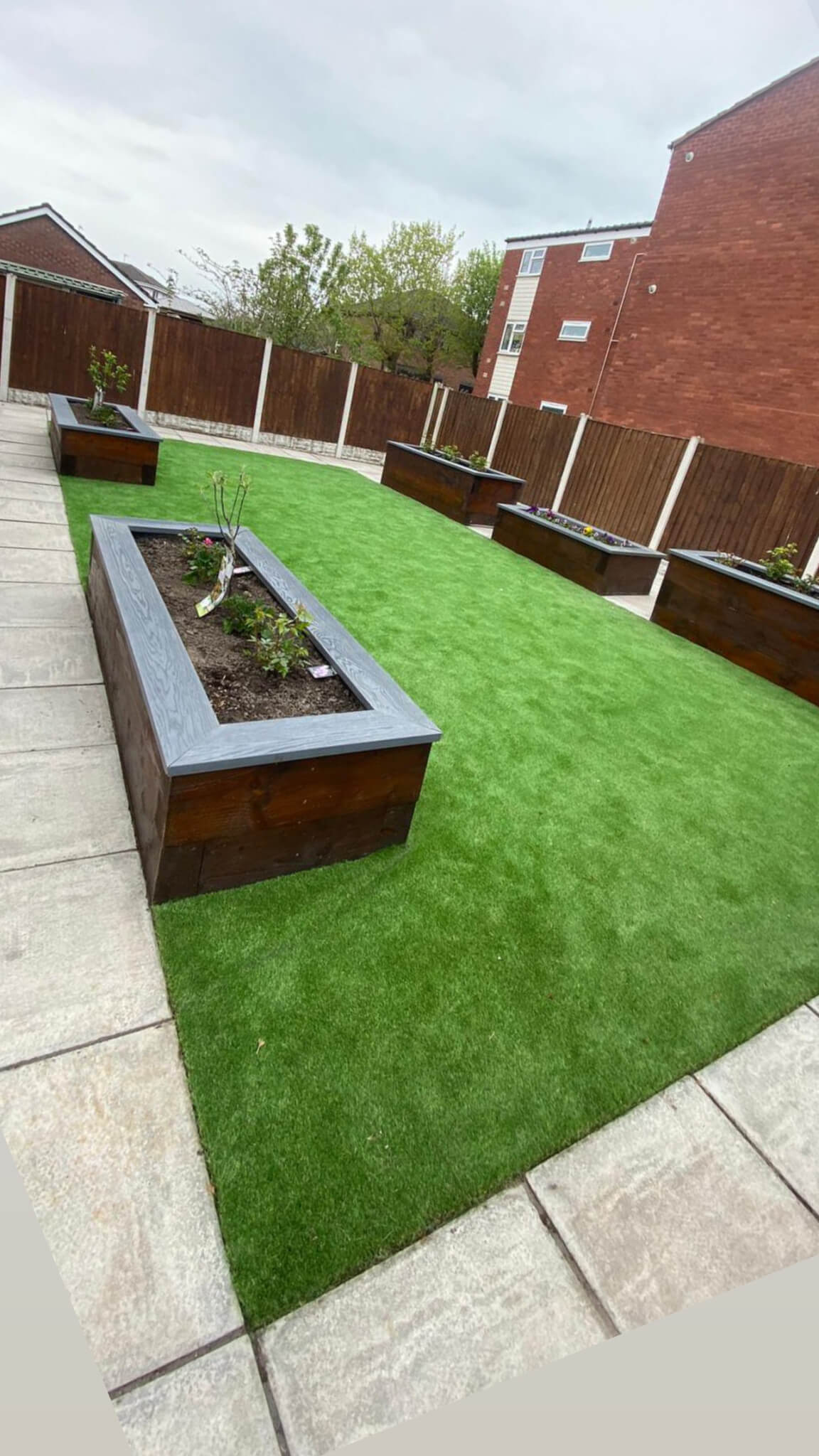Raised Planters & Artificial Grass LiverpoolAbel Landscapes